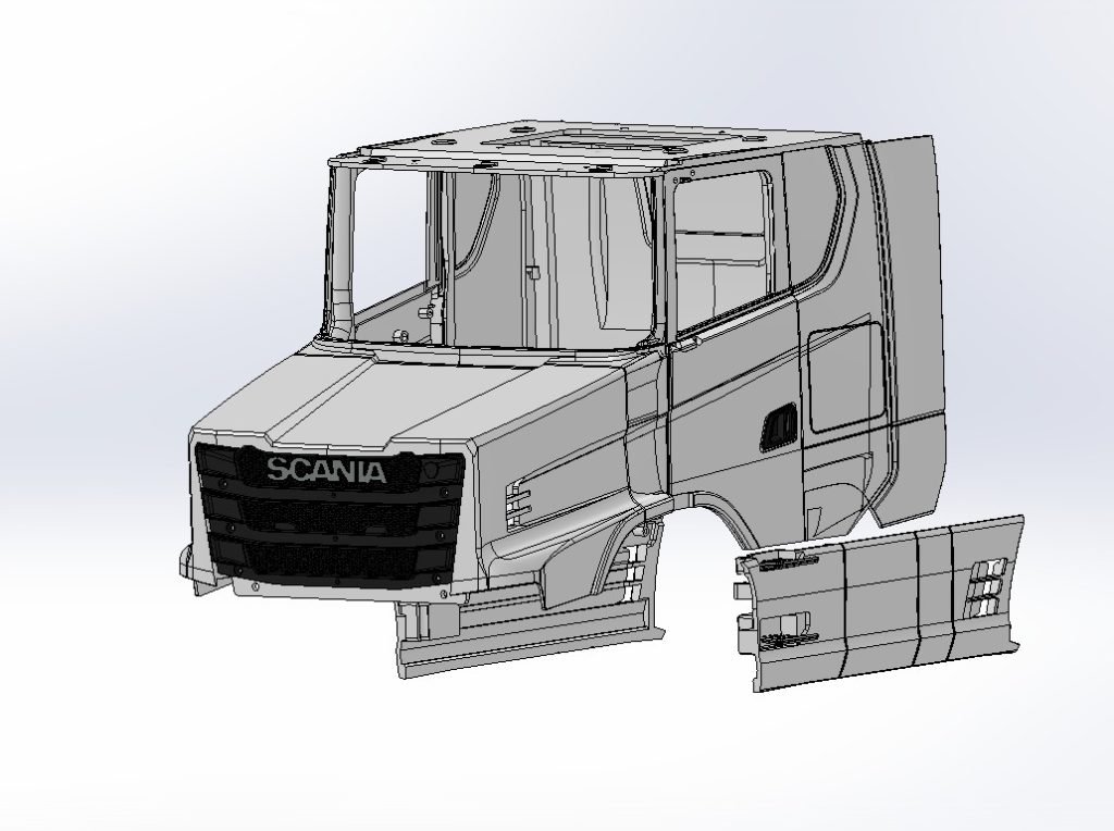 Scania T Series "Torpedo" Cabin Conversion Kit - Nooxion